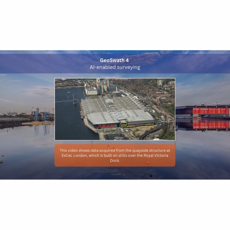 GeoAcoustics: GeoSwath 4 AI-Powered Surveying at ExCeL London – PT ...